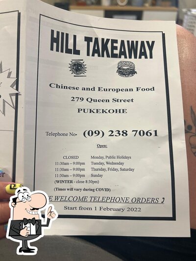 Hill Takeaways, Pukekohe - Restaurant menu, prices and reviews