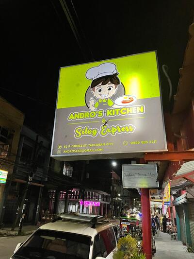 Andros Kitchen & Silog Express, Tacloban City - Restaurant menu, prices ...
