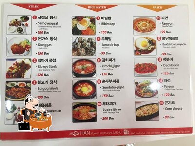 Han Korean Restaurant, Lam Kaen - Restaurant menu, prices and reviews