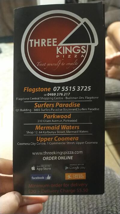 Three Kings Pizza Flagstone - Restaurant menu, prices and reviews