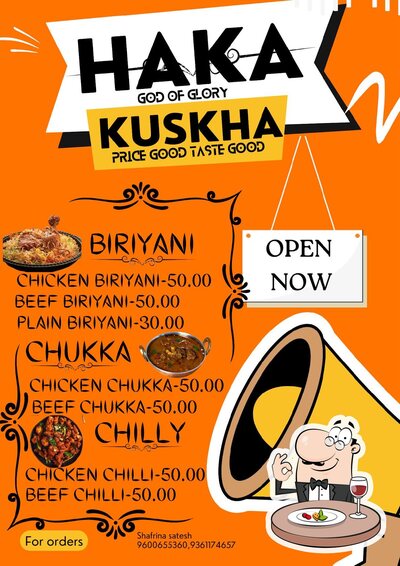 HAKA KUSKHA, Coimbatore - Restaurant menu, prices and reviews
