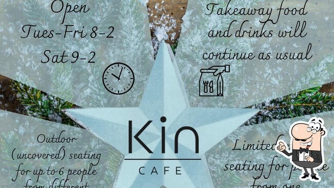 Menu at Kin Cafe, Norwich