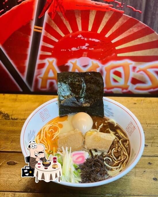 Menu at Vamos Ramen restaurant, Tanay