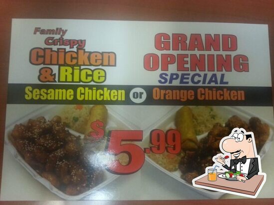 Menu at Crispy Chicken & Rice restaurant, Dallas, W Illinois Ave
