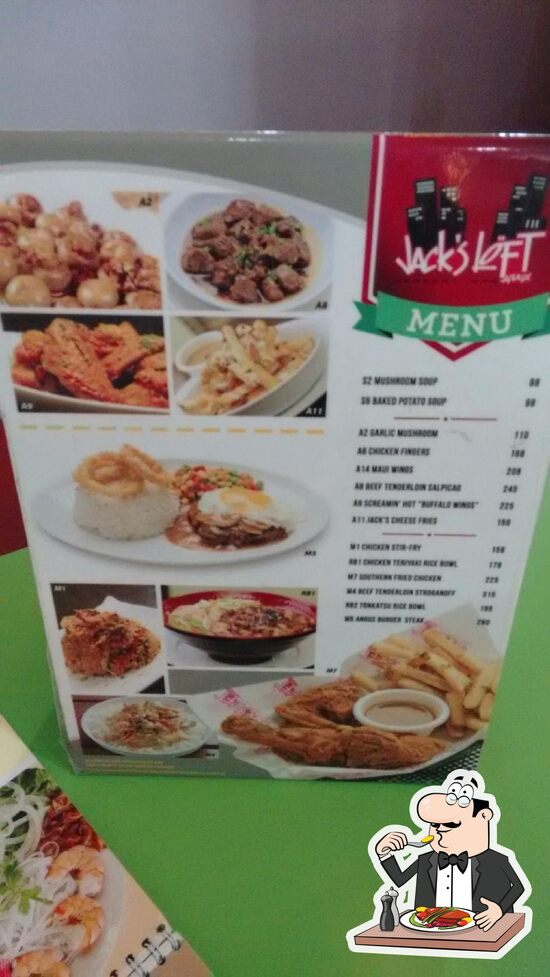 Carta del restaurante Jack's Loft Aftersix, Ciudad Quezon