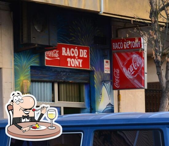 Menu at Racó de Toñy restaurant, Valencia, Carrer de Oltà