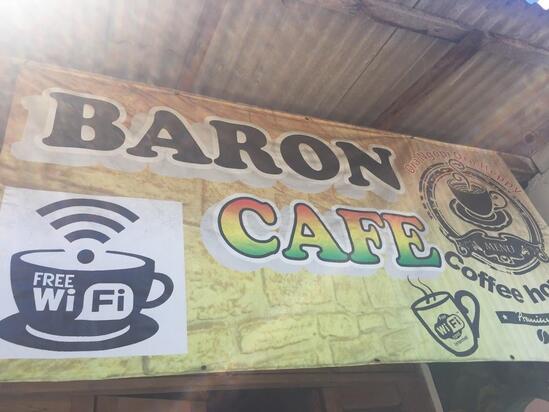 Menu at Baron Cafe, Kediri