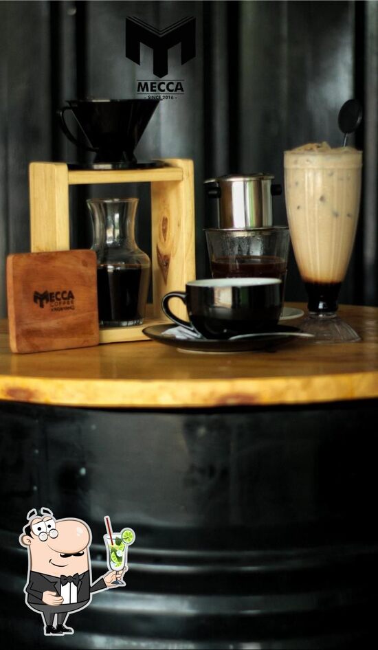 Menu at Mecca Kopi cafe, Karawang