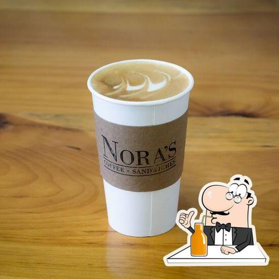 Menu at Nora’s Coffee + Sandwiches cafe, Kingston