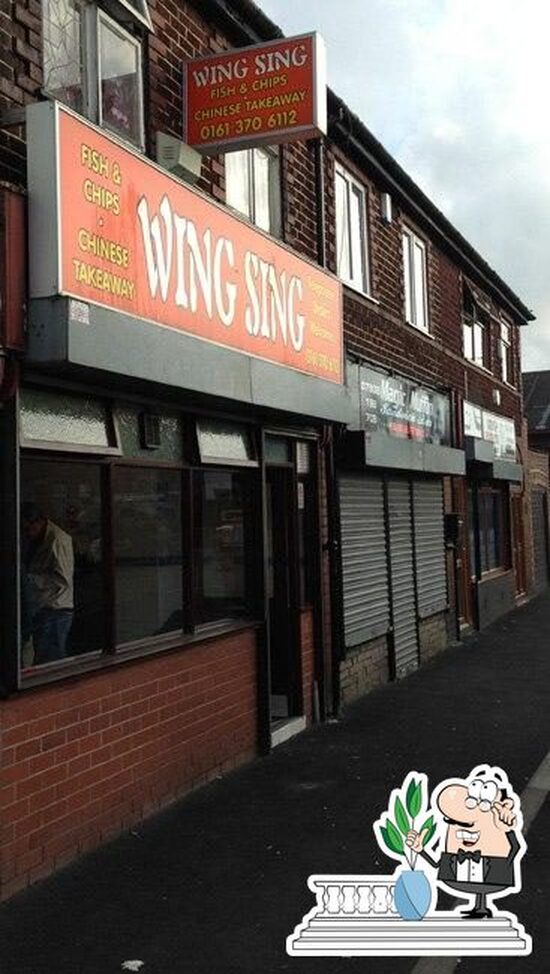 Menu at Wing Sing restaurant, Manchester, 92 Moorside St