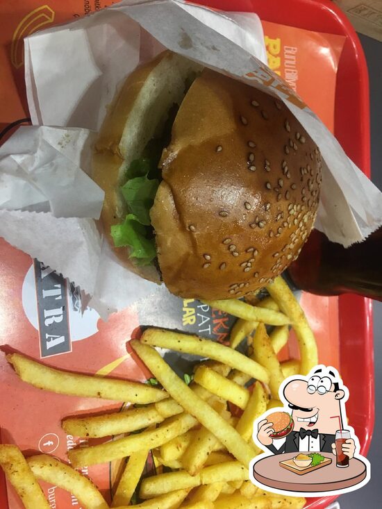 Menu at Burger Extra, Istanbul