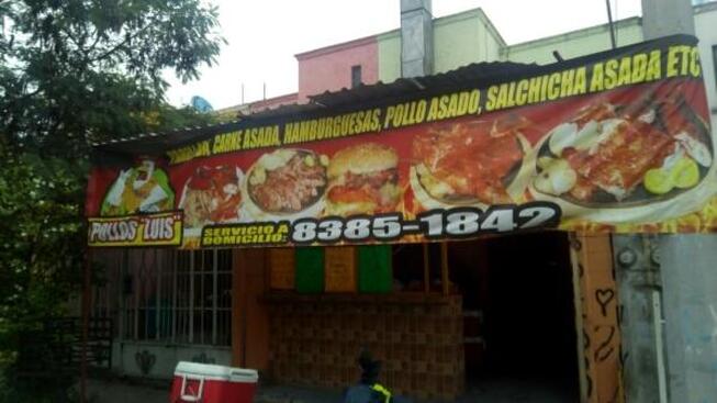 Menu at Pollos Luis restaurant, Ciudad Apodaca