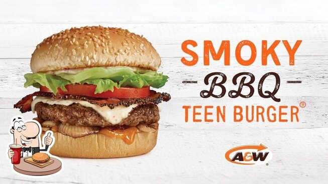Menu au A&W Canada fast food, Rivière-du-Loup, 229 Bd de l'Hôtel de Ville