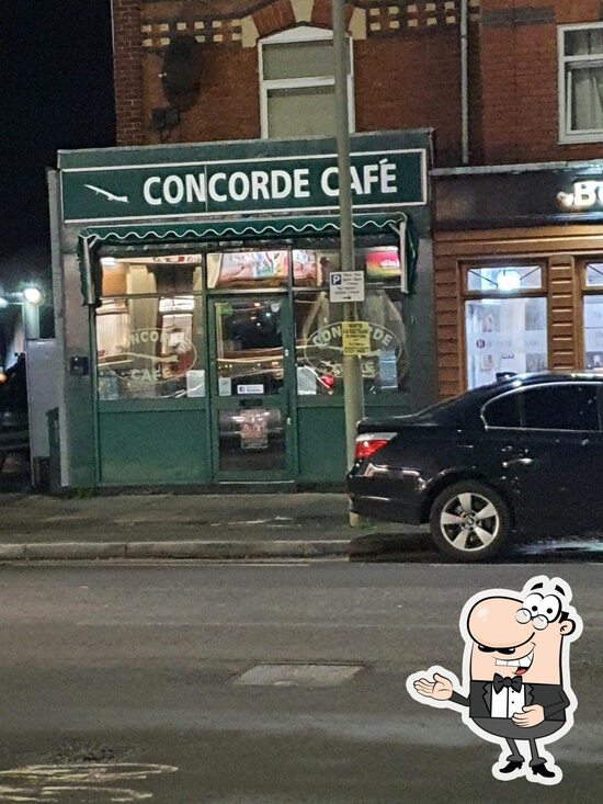 Menu at Concorde Cafe, Gloucester