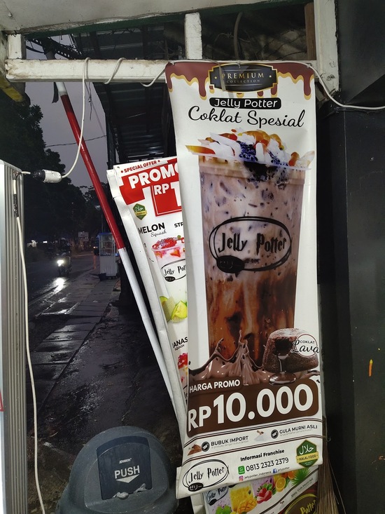 Menu at Jelly Potter Lapangan Sakura Ciapus cafe, Bogor