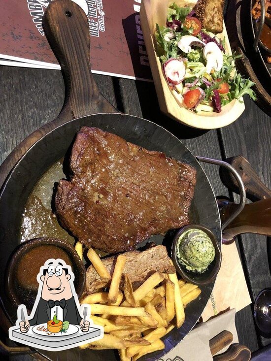 Menu at Timberjacks Kassel steakhouse, Kassel