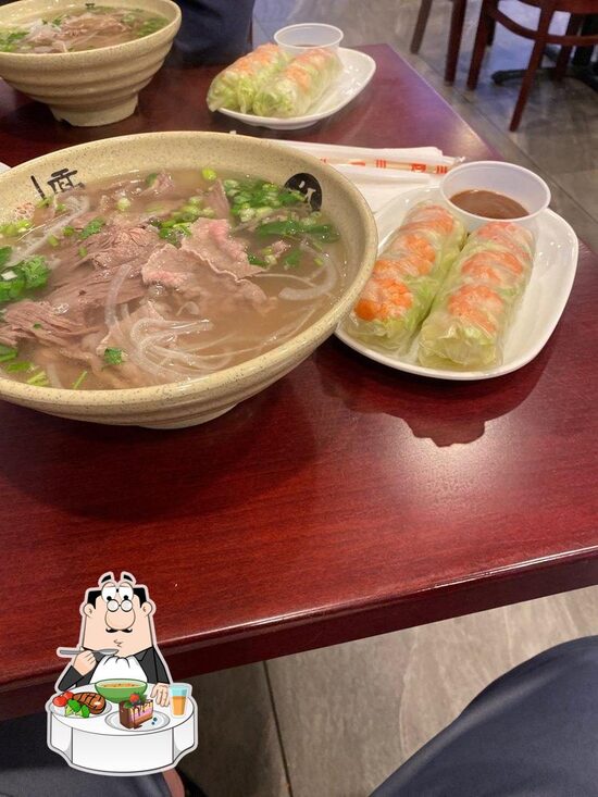 Menu at Pho168 restaurant, Greenbelt