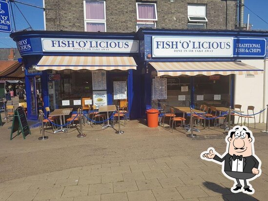 Menu at Fish'o'licious restaurant, Great Yarmouth
