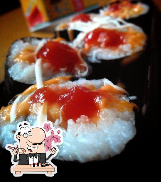 Menu at Sushi Boy restaurant, Surabaya