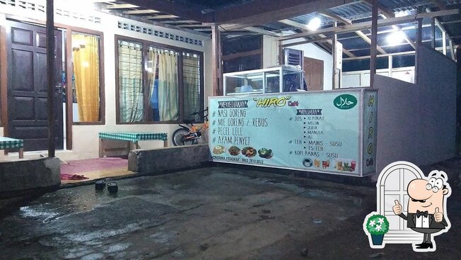 Menu at Hiro Cafe, Kebasen