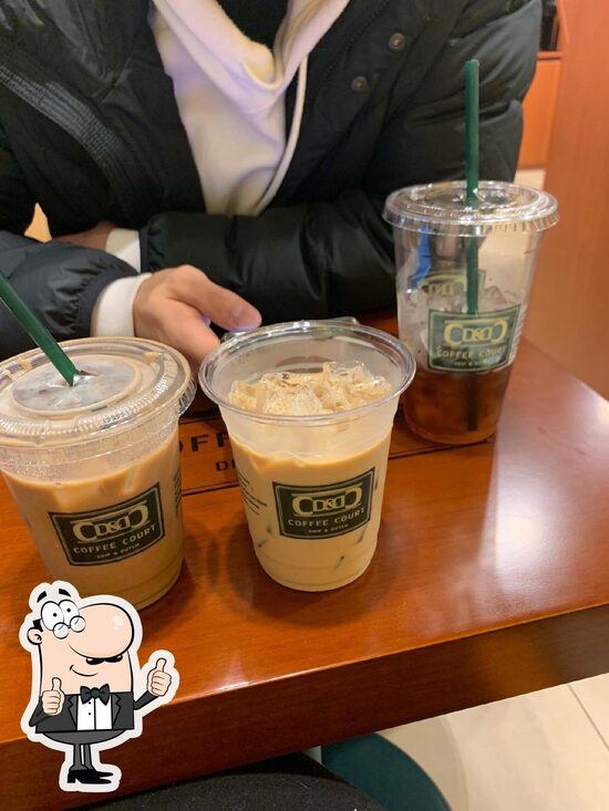 Menu at COFFEE COURT cafe, Seoul, 359 Gangnam-daero