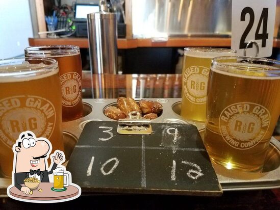 Menu at Raised Grain Brewing Co. pizzeria, Waukesha, Dolphin Dr ste b