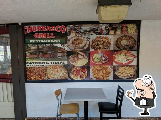 Menu at Churrasco Grill restaurant, Fresno