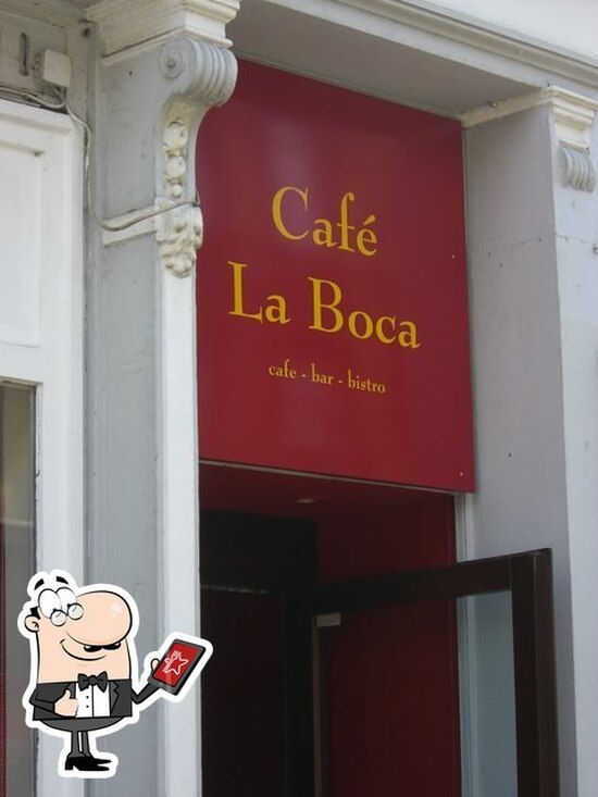 Menu at La Boca cafe, Hamburg