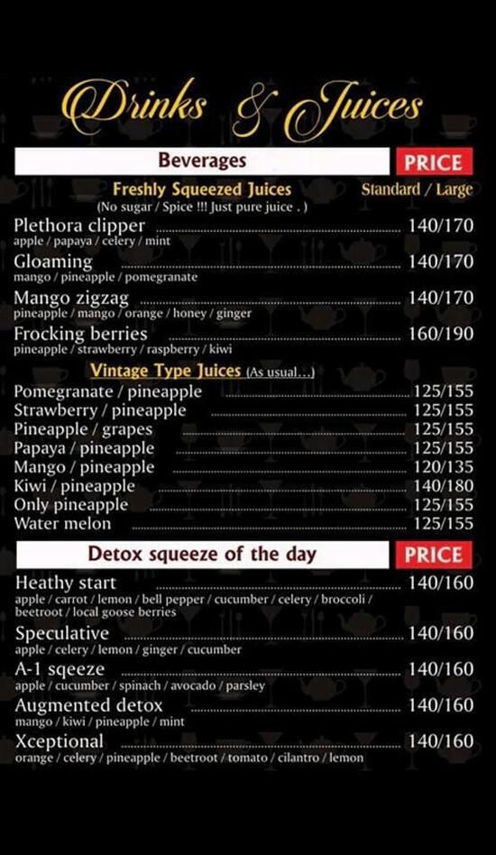 Menu at CAFE VIDA, Ghaziabad, 3/41 Near Mother Dairy Sector 5 Rajendra ...