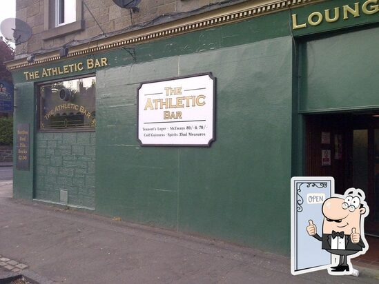 Menu at Athletic Bar, Dundee