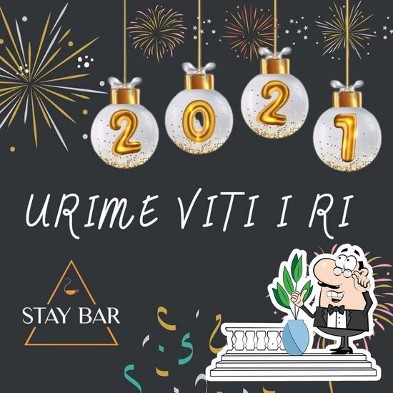 Menu at Stay Bar, Prishtina, Santea