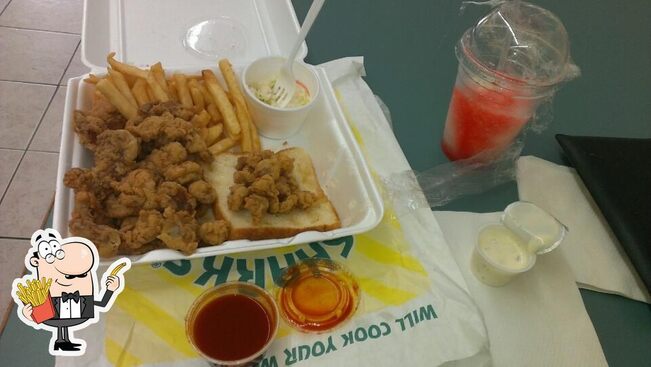 Menu at Shark's Fish and Chicken restaurant, Little Rock, W Roosevelt Rd