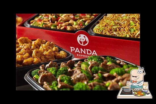 Menu at Panda Express restaurant, Fort Riley