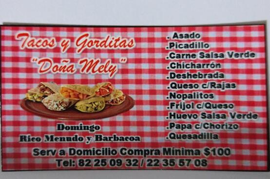 Restaurante Gorditas Y Tacos Doña Mely, Apodaca - Opiniones del restaurante