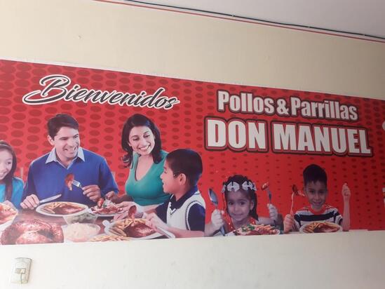 Menu at Pollos & Parrilas Don Manuel restaurant, San Martín de Porres