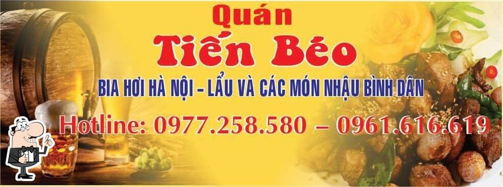 Menu at Lẩu Nướng Tiến Béo restaurant, Hanoi