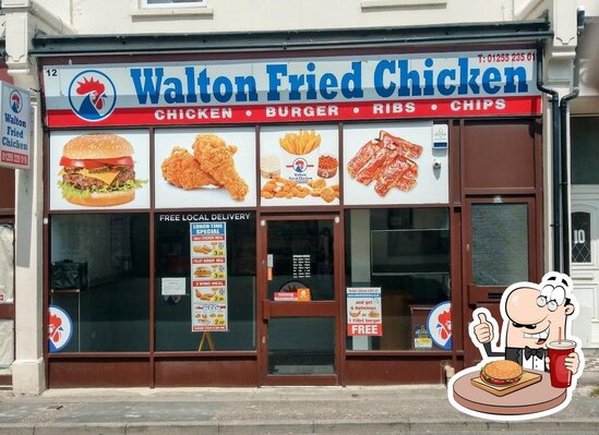 Menu at Walton Fried Chicken pub & bar, Walton on the Naze, 12 Old Pier St