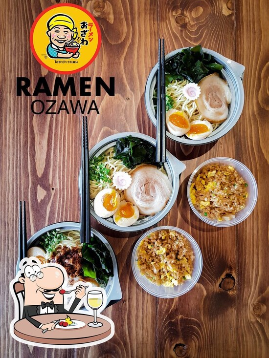 Menu at Ozawa Ramen restaurant, Bang Krathuek