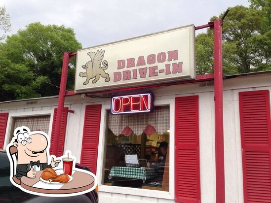 Menu at Dragon Drive-In restaurant, Lindale