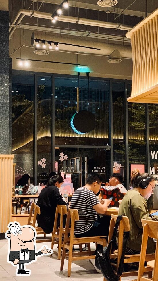 Menu at Starbucks Coffee cafe, Cebu City, BPI Corporate Center