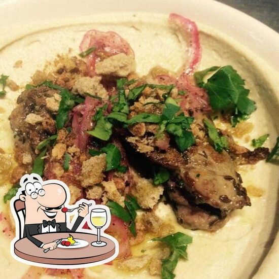 Menu at Dizengoff restaurant, Philadelphia, Sansom St