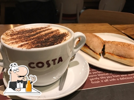 Carta de Costa Coffee, Londres, Bryanston St