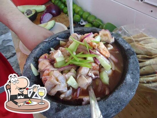 Mariscos Los Molcajetes San Marcos restaurant, Mexicali, Callejón ...