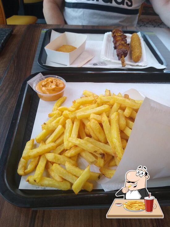Menu au Royal Frite Gosselies, Charleroi
