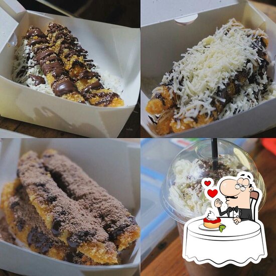 Menu at Pisang Nugget PINU cafe, Sariharjo