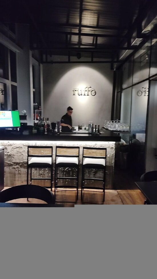 Menu at Ruffo restaurant, Recife