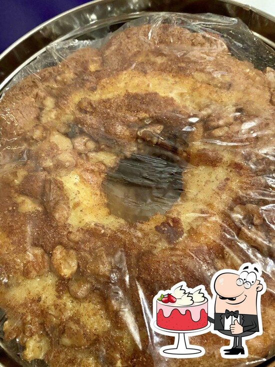 Carta del postres Boston Coffee Cake Company, Haverhill