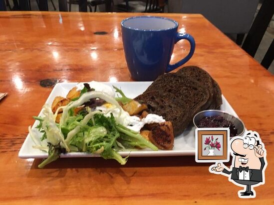 Menu at Rusted Rake Brewing cafe, Nanoose Bay