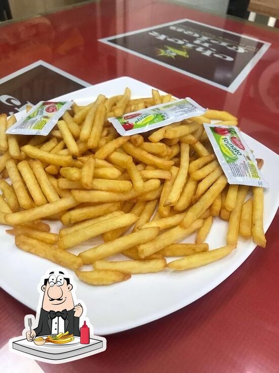 Menu at Chicken 'n' Fries cafeteria, Fujairah