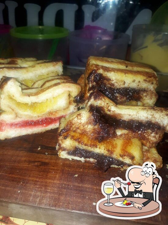 Menu at Roti bakar hanis cafe, Kebasen